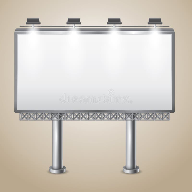 Billboard. Vector Illustration Decorative Design Stock Illustration ...