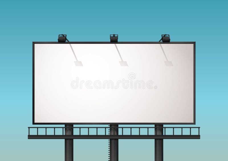 Billboard. Vector Illustration Decorative Design Stock Vector ...