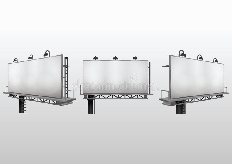 Billboard. Vector Illustration Decorative Design Stock Vector ...