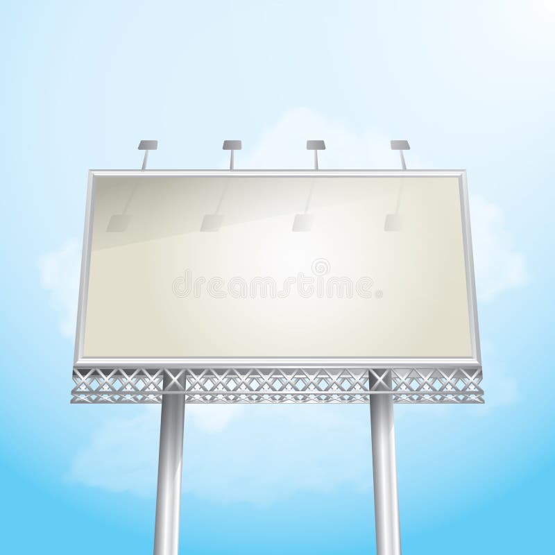 Billboard. Vector Illustration Decorative Design Stock Vector ...