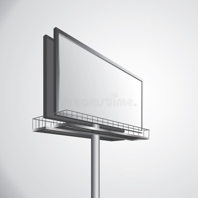 Billboard. Vector Illustration Decorative Design Stock Vector ...