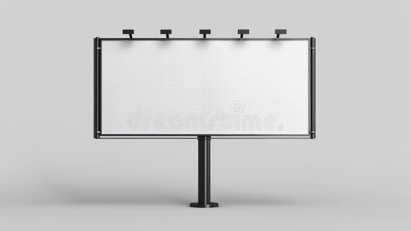 A Billboard with a White Background and Black Letters. the Billboard is ...