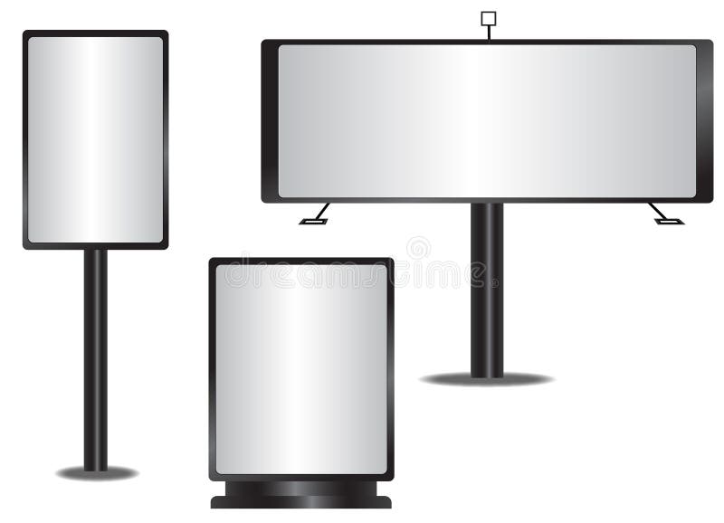 Billboards stock vector. Illustration of media, exhibition - 11134381