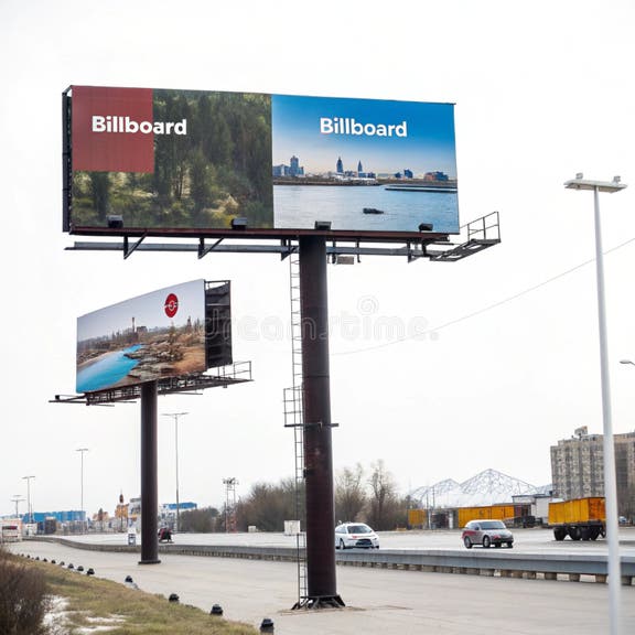 Billboards stock illustration. Illustration of branding - 364236492