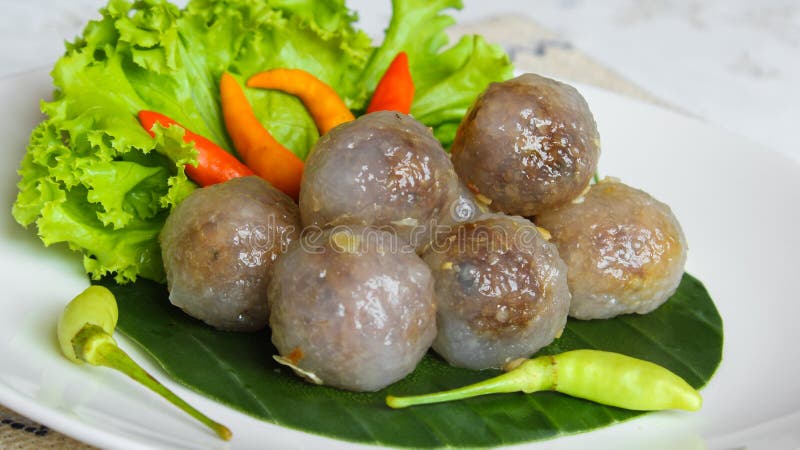 Billes de tapioca photo stock. Image du paume, nourriture - 76952278