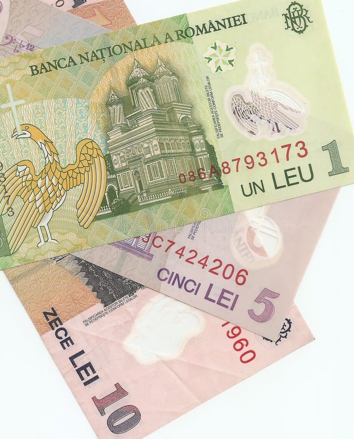 Billets de banque roumains image stock. Image du visage - 22906501