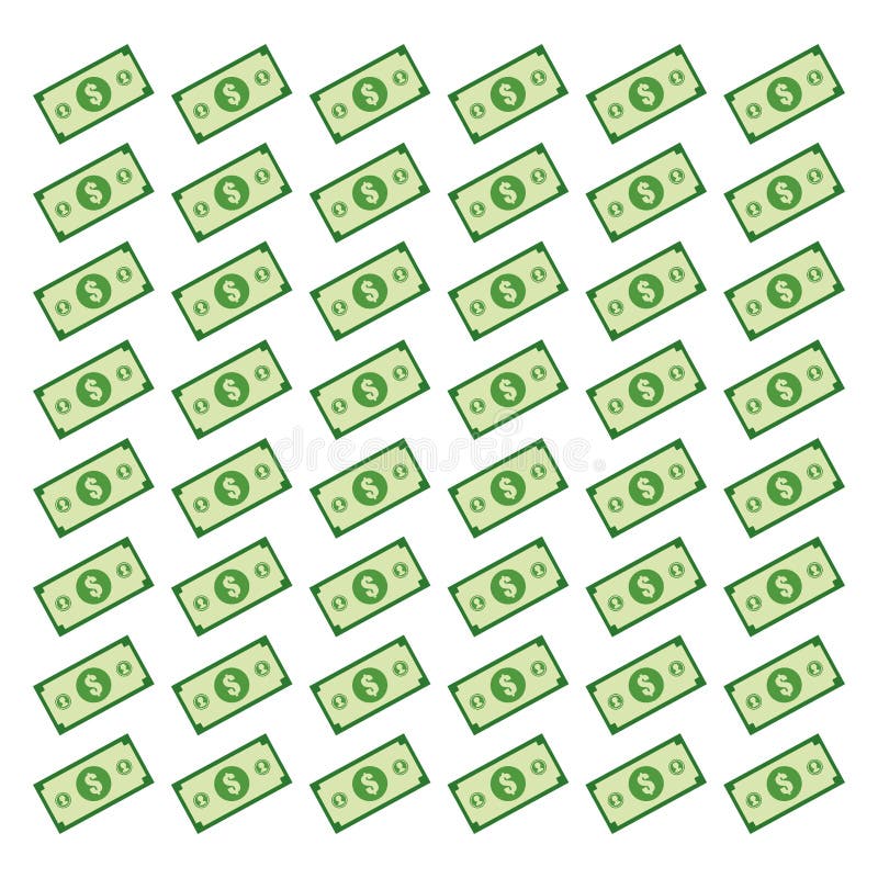 Billets money isolated stock illustration. Illustration of cash - 84680905