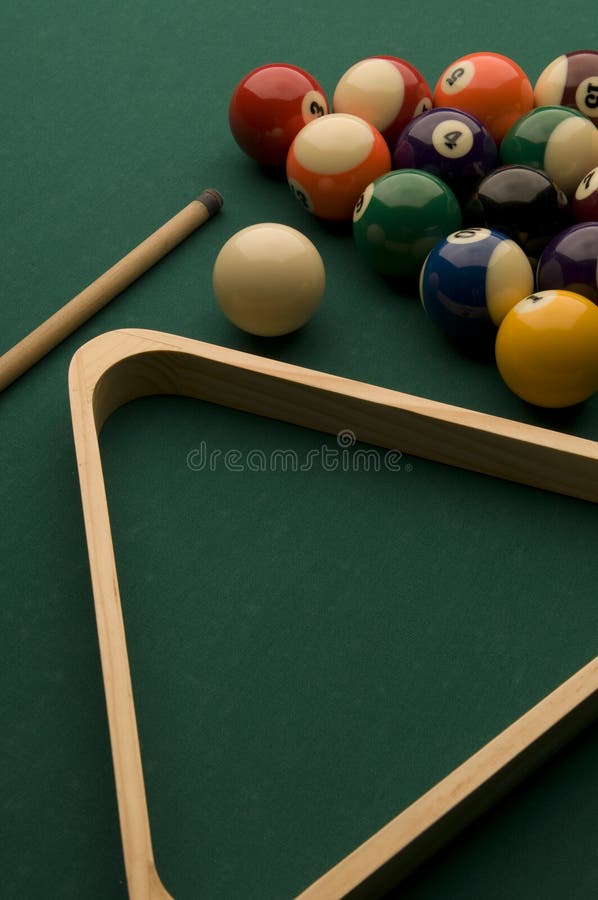 Billiard balls stock photo. Image of black, start, ball - 27174750