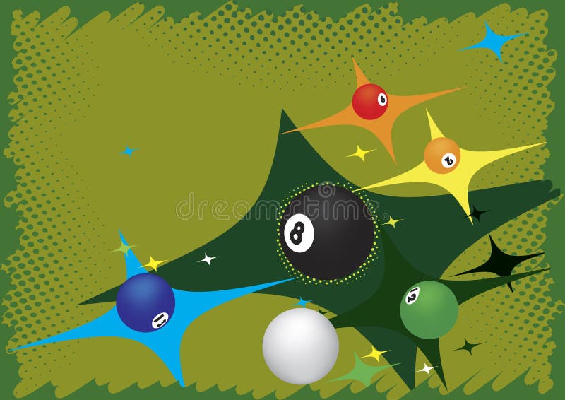 Billiard background stock vector. Illustration of competitive - 46516173