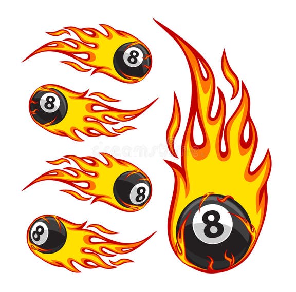 8 Ball Fire Stock Illustrations – 111 8 Ball Fire Stock Illustrations ...