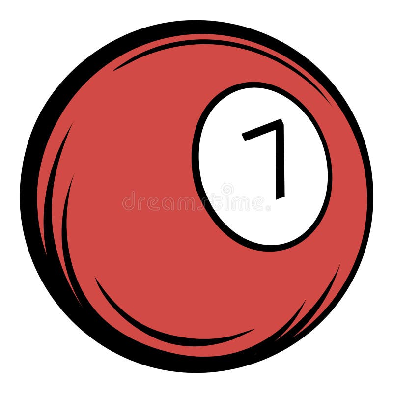 Cartoon billiard ball stock vector. Illustration of competition - 23563872 Cartoon billiard ball stock vector. Illustration of competition - 23563872