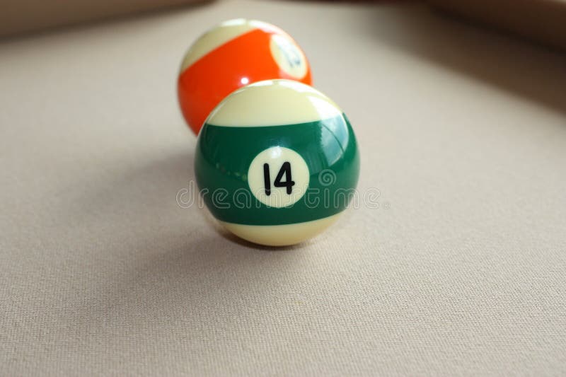 Billiard Ball Number 14 (pool Ball) on American Billiards (American ...