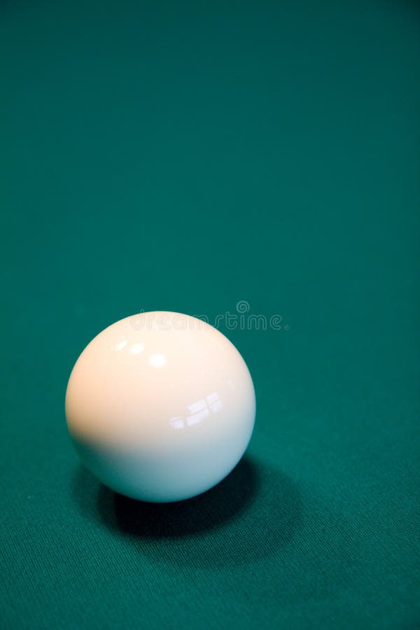 Billiard ball on a table stock photo. Image of felt, game - 6771458