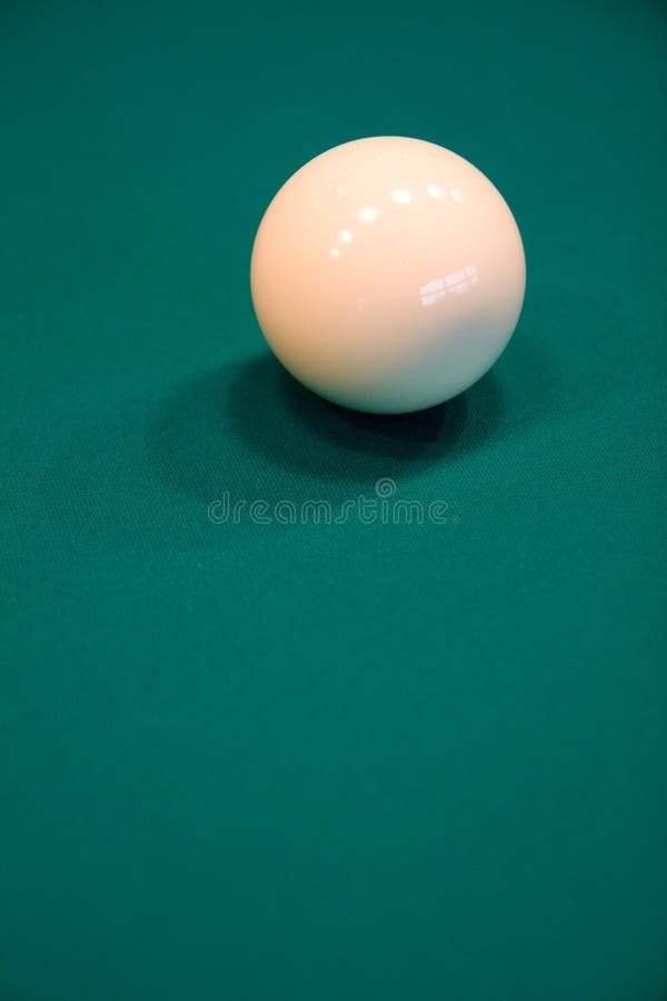 Billiard ball on a table stock image. Image of activity - 6771483