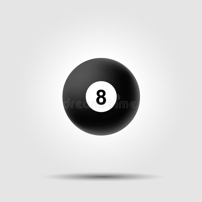 Abstract Geometric Polygonal 8 Ball Billiards. Stock Vector ...