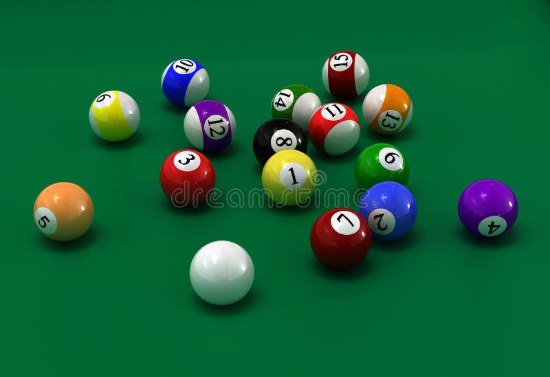 Billiard Balls Picture. Image: 6081513
