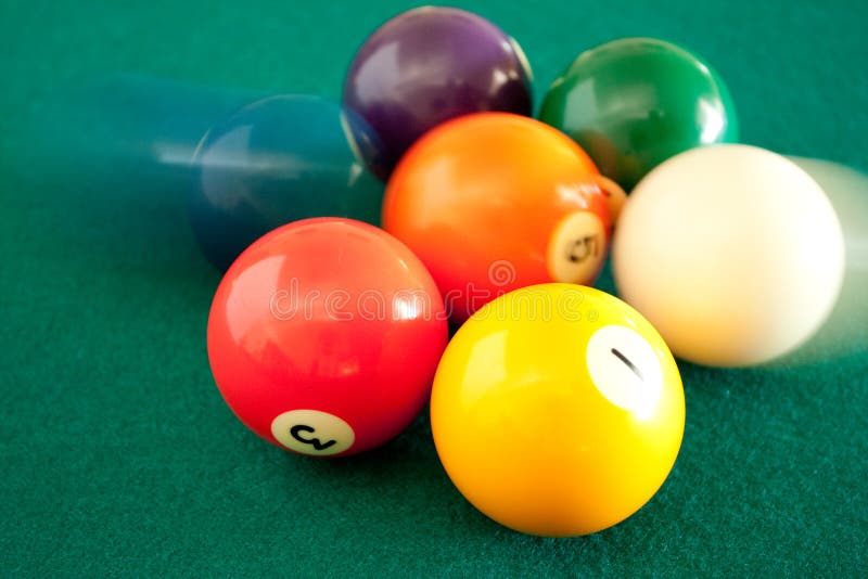 Billiard balls stock photo. Image of eight, billiards - 16053956