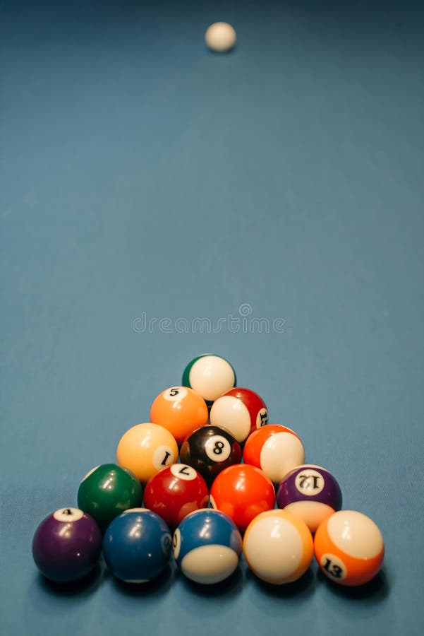 Billiard Balls at the Table Stock Photo - Image of games, play: 370493342