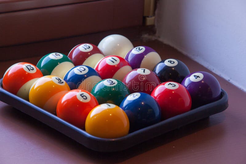 Billiard balls stock image. Image of action, hobby, pursuit - 112268923