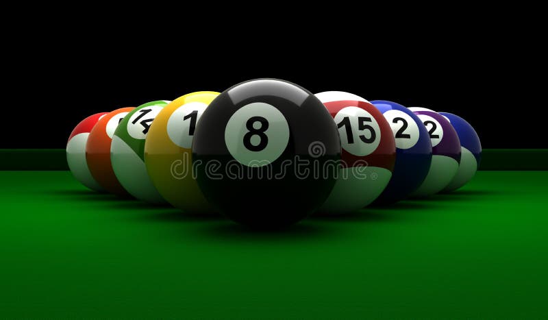 Billiard Balls stock illustration. Illustration of ball - 47067453