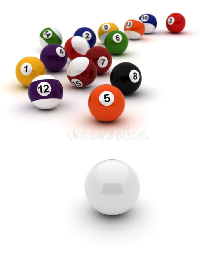 Billiard Balls stock illustration. Illustration of recreation - 47067996