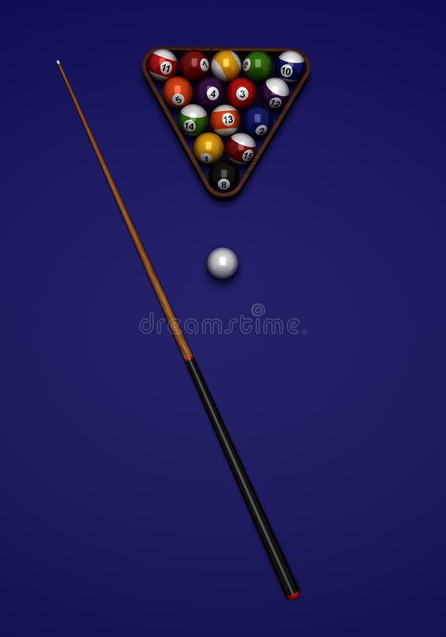 Billiard Balls and Cue stock illustration. Illustration of game - 128885898 Billiard Balls and Cue stock illustration. Illustration of game - 128885898