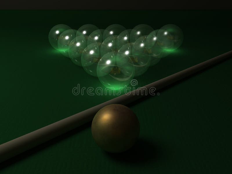 Billiard balls night. stock illustration. Illustration of billiard ...