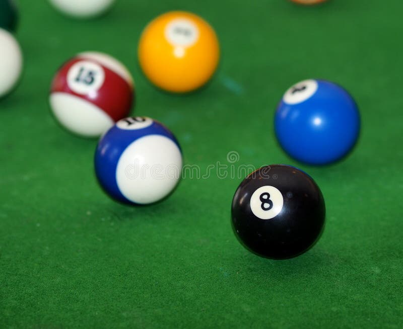 Billiard Balls stock image. Image of skill, physics, billiard - 61153349