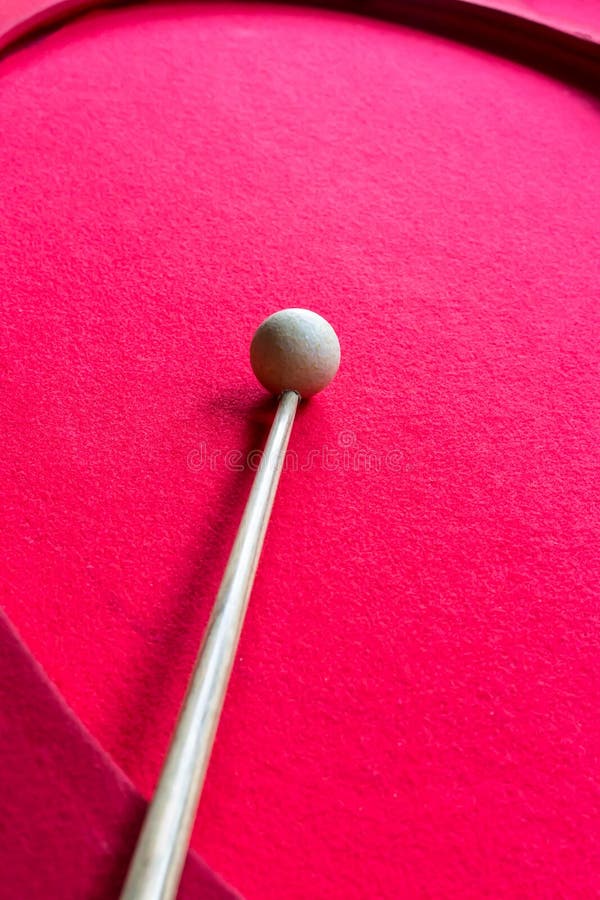 Billiard Balls on the Red Baize of a Billiard Table. Stock Image ...
