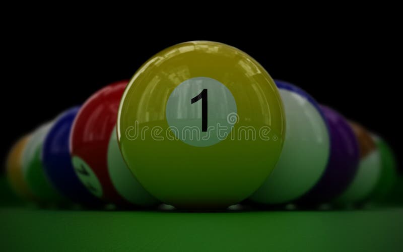 Billiard Balls Set stock image. Image of table, pool - 22703285