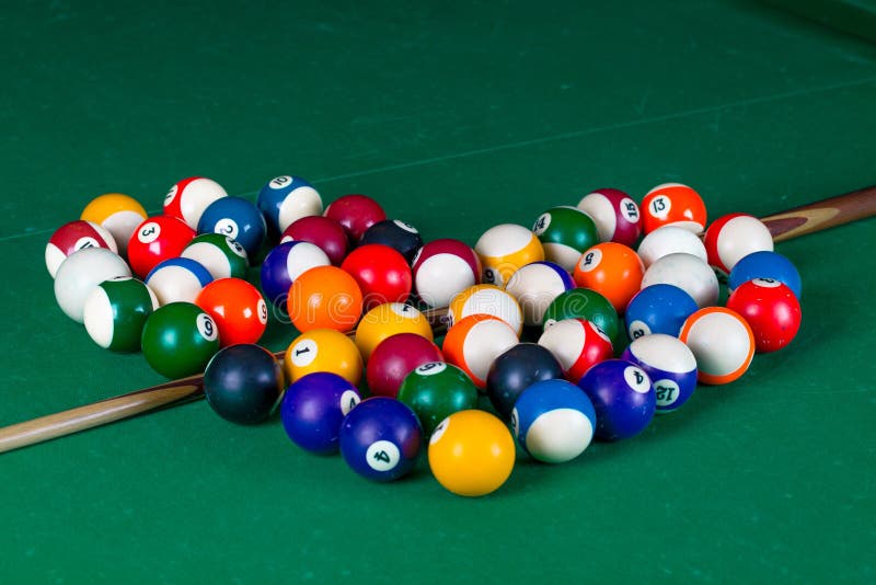 Billiard balls stock photo. Image of competitive, seven - 60990928