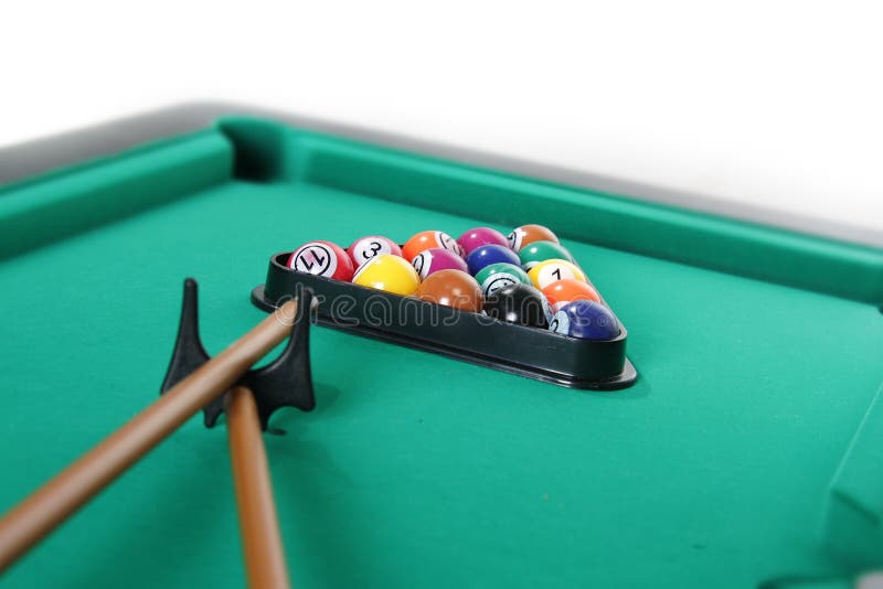 Billiard balls on table stock photo. Image of hobby, activity - 23870744