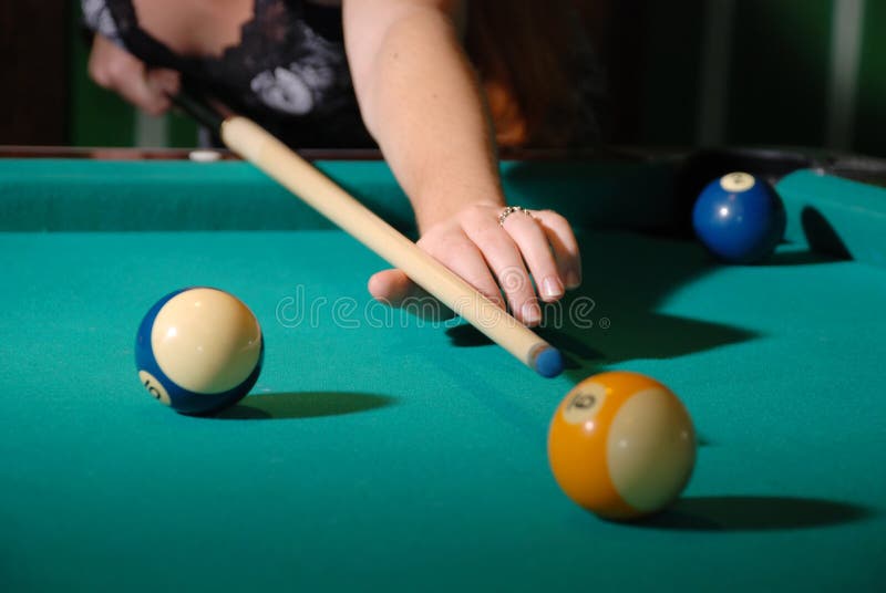 Billiard shot stock photo. Image of pocket, match, compete - 25218108