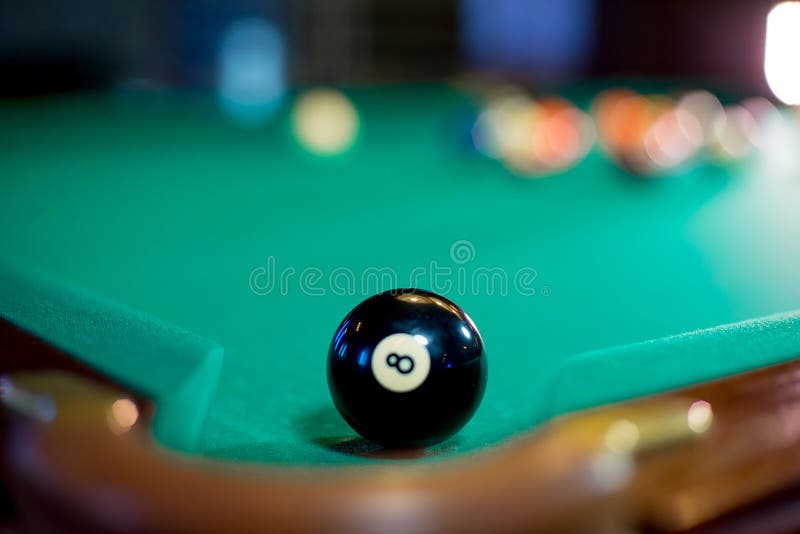 Billiard Balls on the Table Stock Image - Image of entertainment, table ...