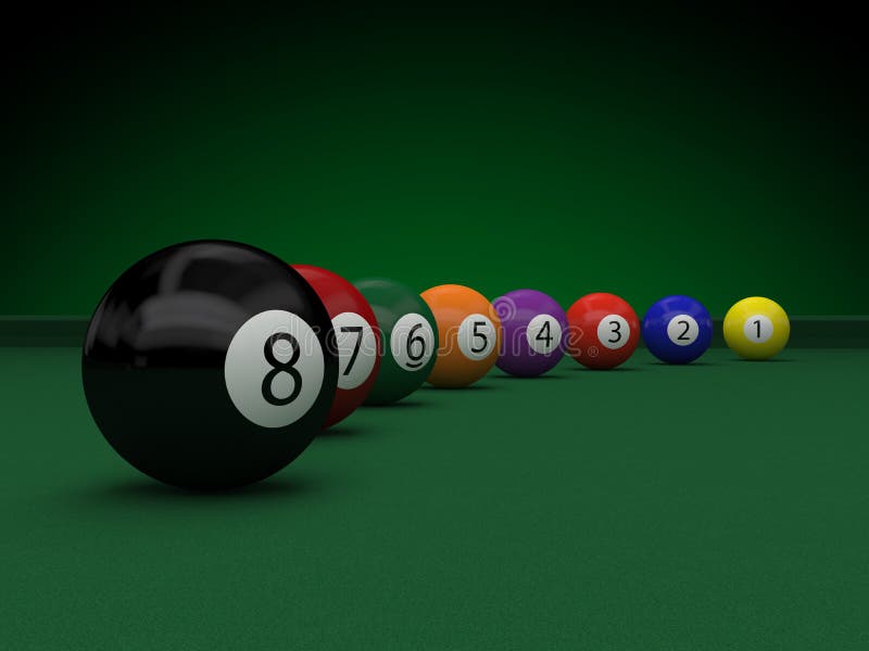 Empty billiard table stock illustration. Illustration of break - 21992788