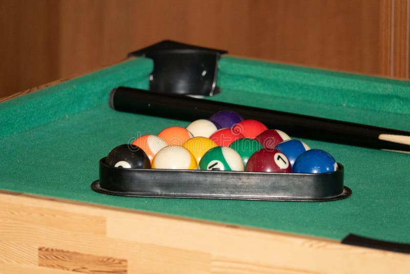 Billiard Balls a Vintage Style Photo from a Billiard Balls in a Pool ...