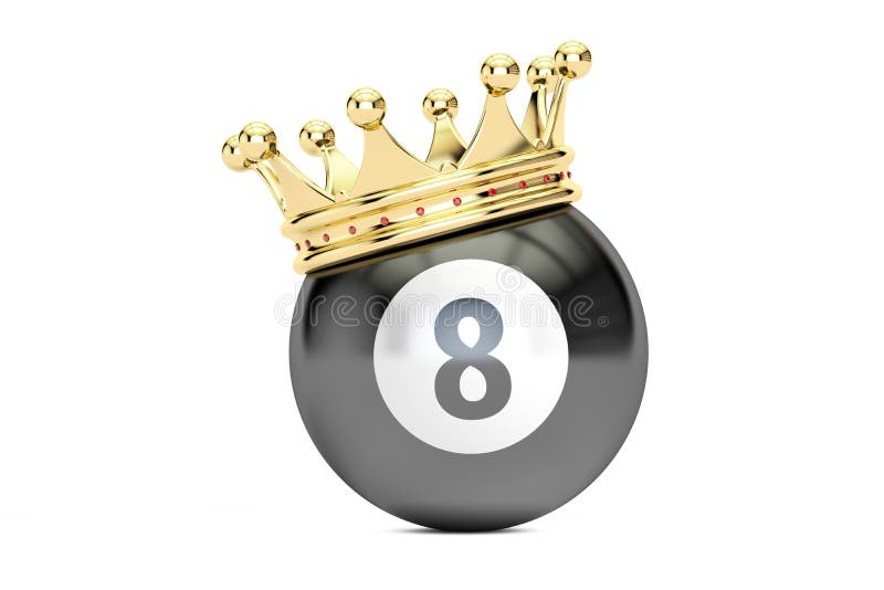 Eight Ball Gold Crown Stock Illustrations – 30 Eight Ball Gold Crown ...