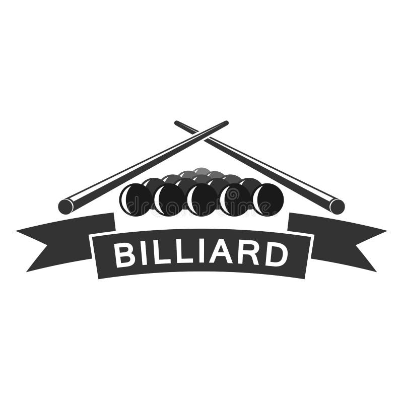 Billiard Club Logo Template Design Stock Vector - Illustration of black ...
