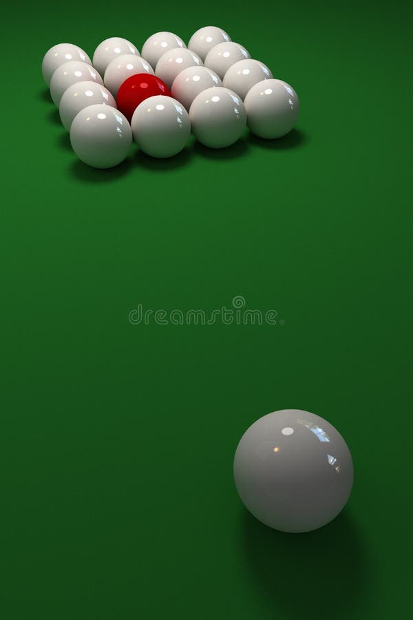 Snooker game stock illustration. Illustration of indoor - 33499284