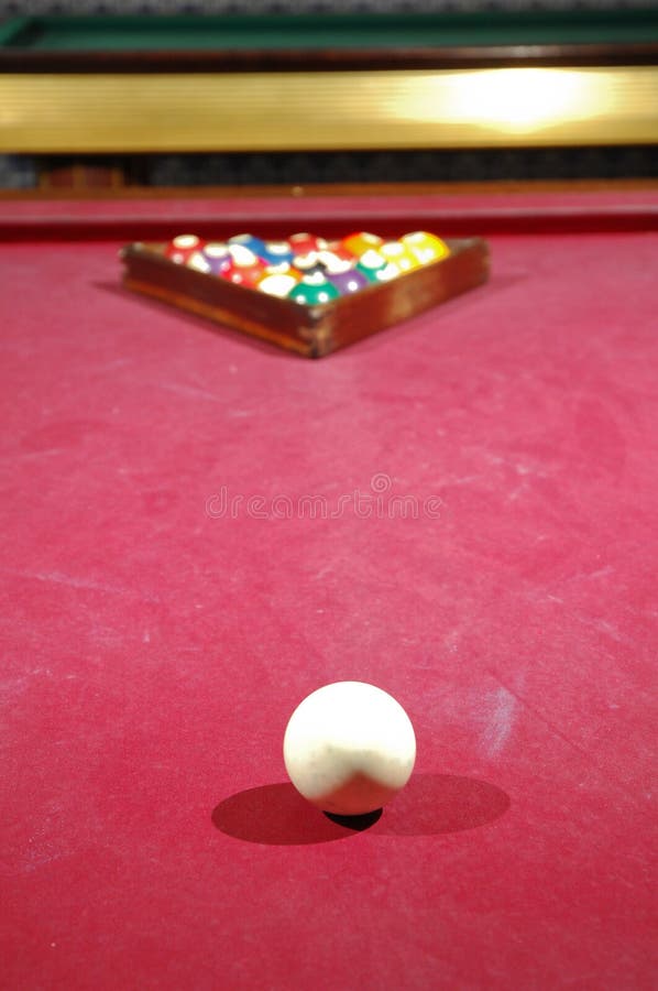 Billiard Game on Pool Table Stock Photo - Image of activity, balls ...