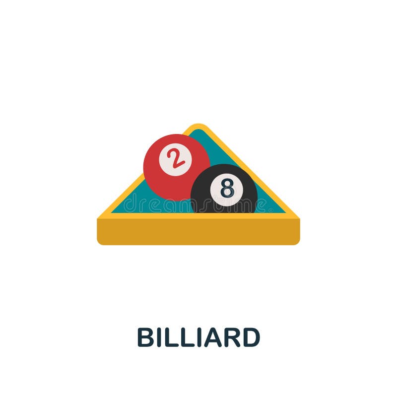 The Billiard Icon. Billiards Symbol Stock Vector - Illustration of ...