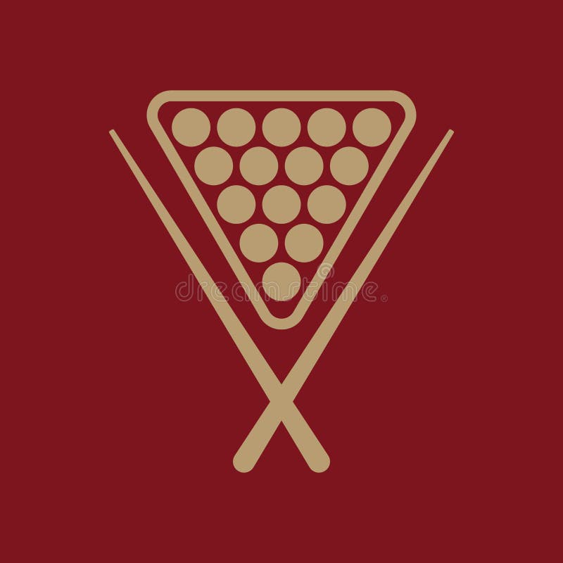 The Billiard Icon. Game Symbol Stock Vector - Illustration of billiards ...