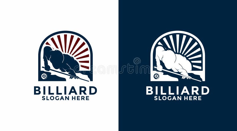 Billiard Logo Design Vector. Sport Poolroom Logo Design Vintage ...
