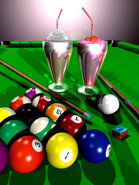 Billiard party stock illustration. Illustration of liquid - 25590611