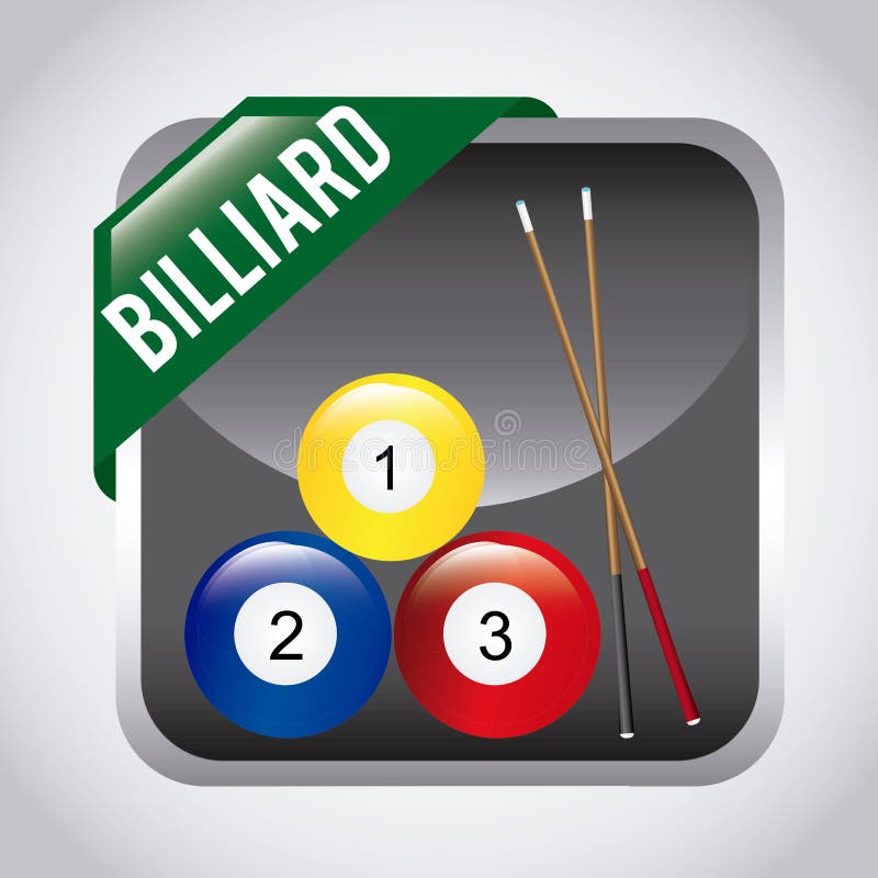 Billiard play design stock vector. Illustration of playing - 62704649