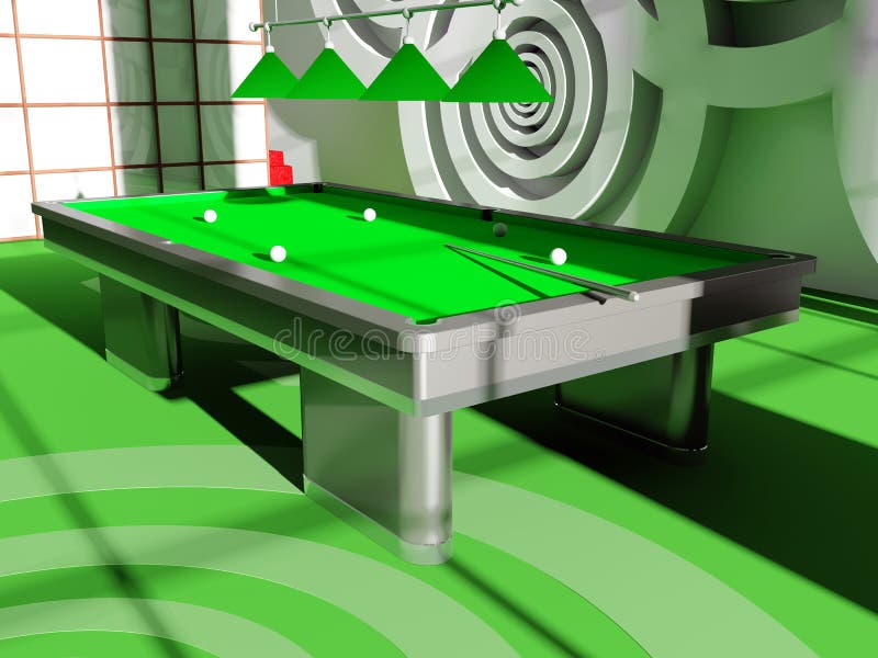 Billiard room stock illustration. Illustration of pursuit - 2906400