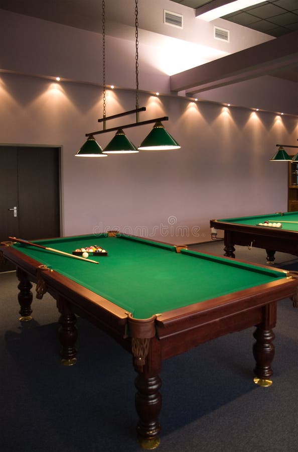 Beautiful Game Room Area in New Home Stock Image - Image of round ...