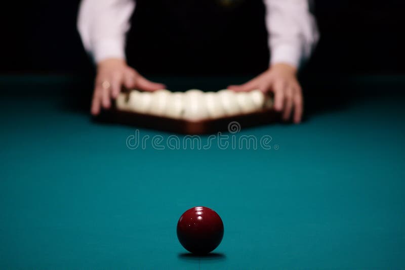Spheres for Game in Billiards Stock Photo - Image of round, serve: 5277518