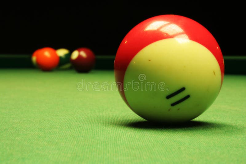 Billiard sphere close up. stock image. Image of september - 13389727