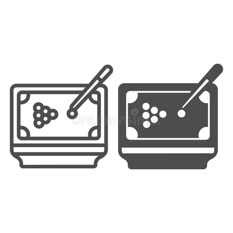 Pool Cue Outline Stock Illustrations – 2,776 Pool Cue Outline Stock ...